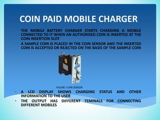 Solar Charging Coin Based Mobile Charging System | PPTX