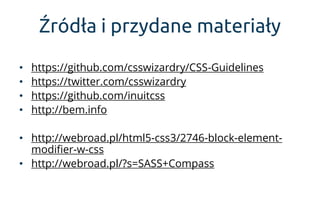 Bem i SCSS na przykladzie inuit.css