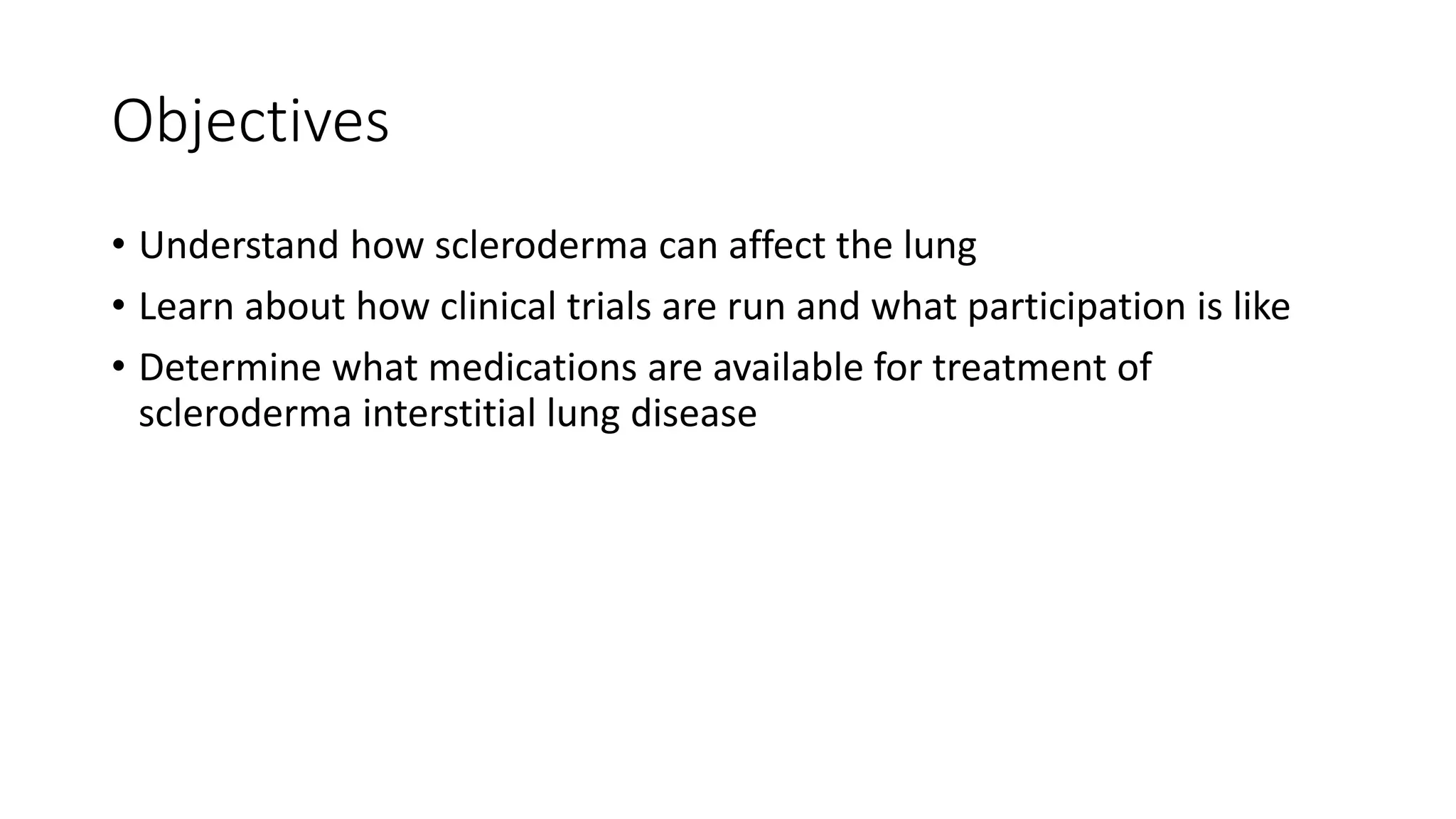 Interstitial Lung Disease (ILD) and Clinical trials | PPTX