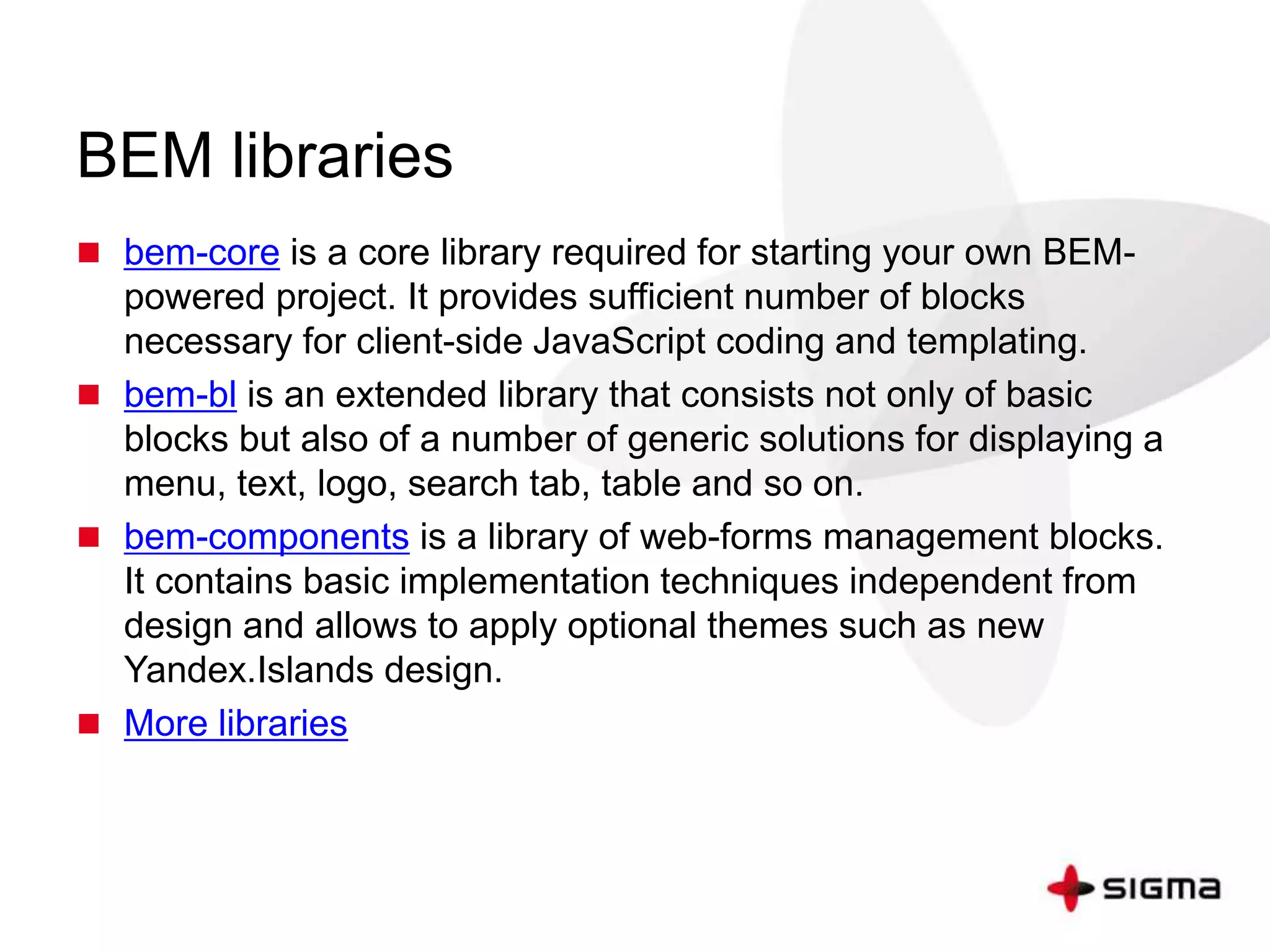 BEM methodology overview | PPT