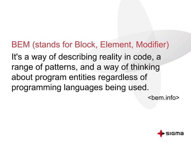 BEM methodology overview | PPT