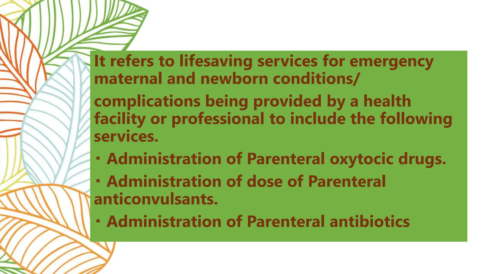 BEMONCE Basic Emergency Obstetrics Cares | PPT