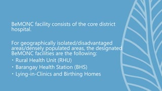 BEMONCE Basic Emergency Obstetrics Cares | PPT