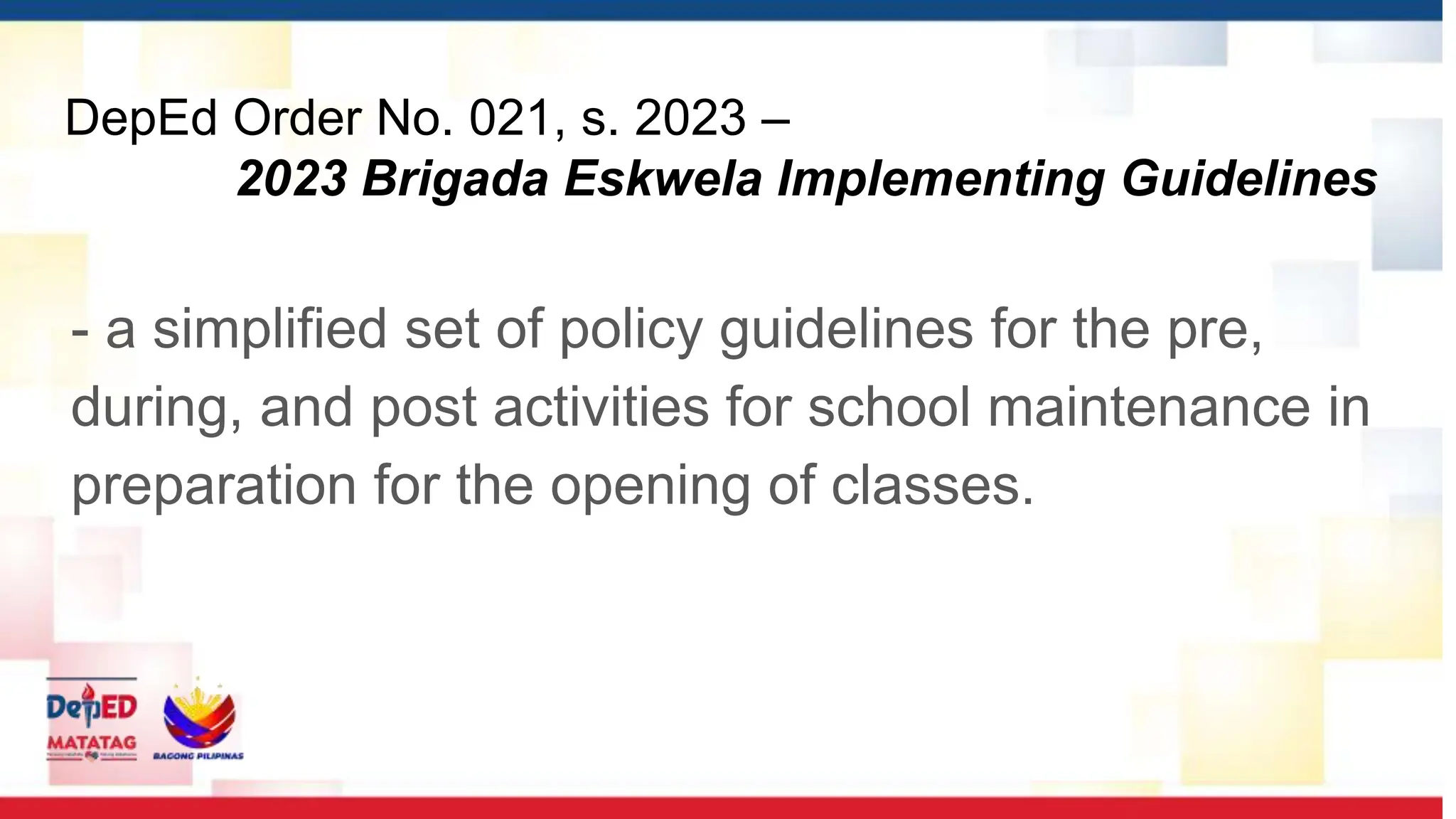 BE_Monitoring-Tool for Brigada eskwela 2024pptx | PPTX