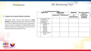 BE_Monitoring-Tool for Brigada eskwela 2024pptx | PPTX