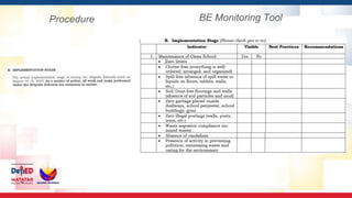 BE_Monitoring-Tool for Brigada eskwela 2024pptx | PPTX