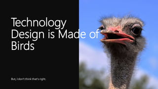 The World’s Most Overrated Design | PPT