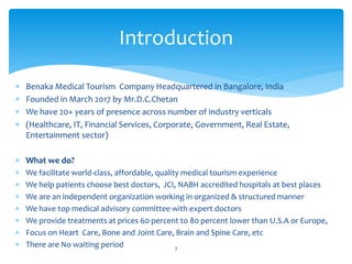 Benaka medical tourism profile | PDF