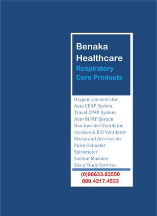 Benaka respiratory products | PDF