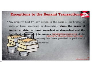 Benami transaction & demonitization | PPT