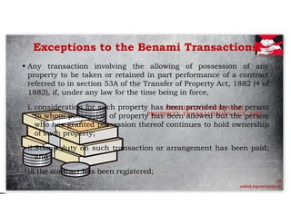 Benami transaction & demonitization | PPT