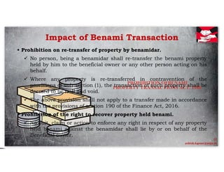 Benami transaction & demonitization | PPT