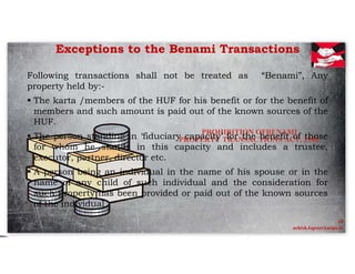 Benami transaction & demonitization | PPT