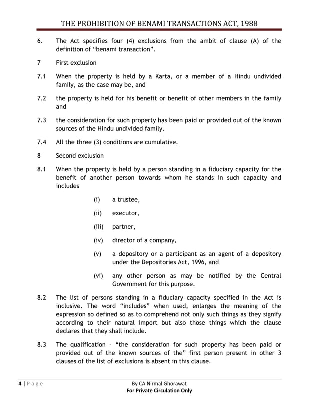 Benami transactions | PDF