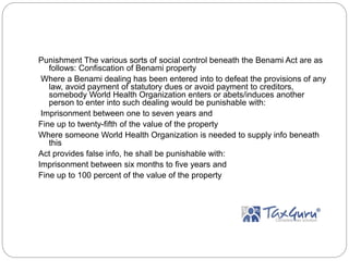 Benami transactions or Benami property.pptx