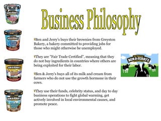 Ben and Jerrys | PPT