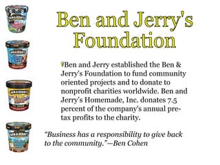 Ben and Jerrys | PPT