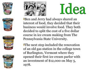 Ben and Jerrys | PPT