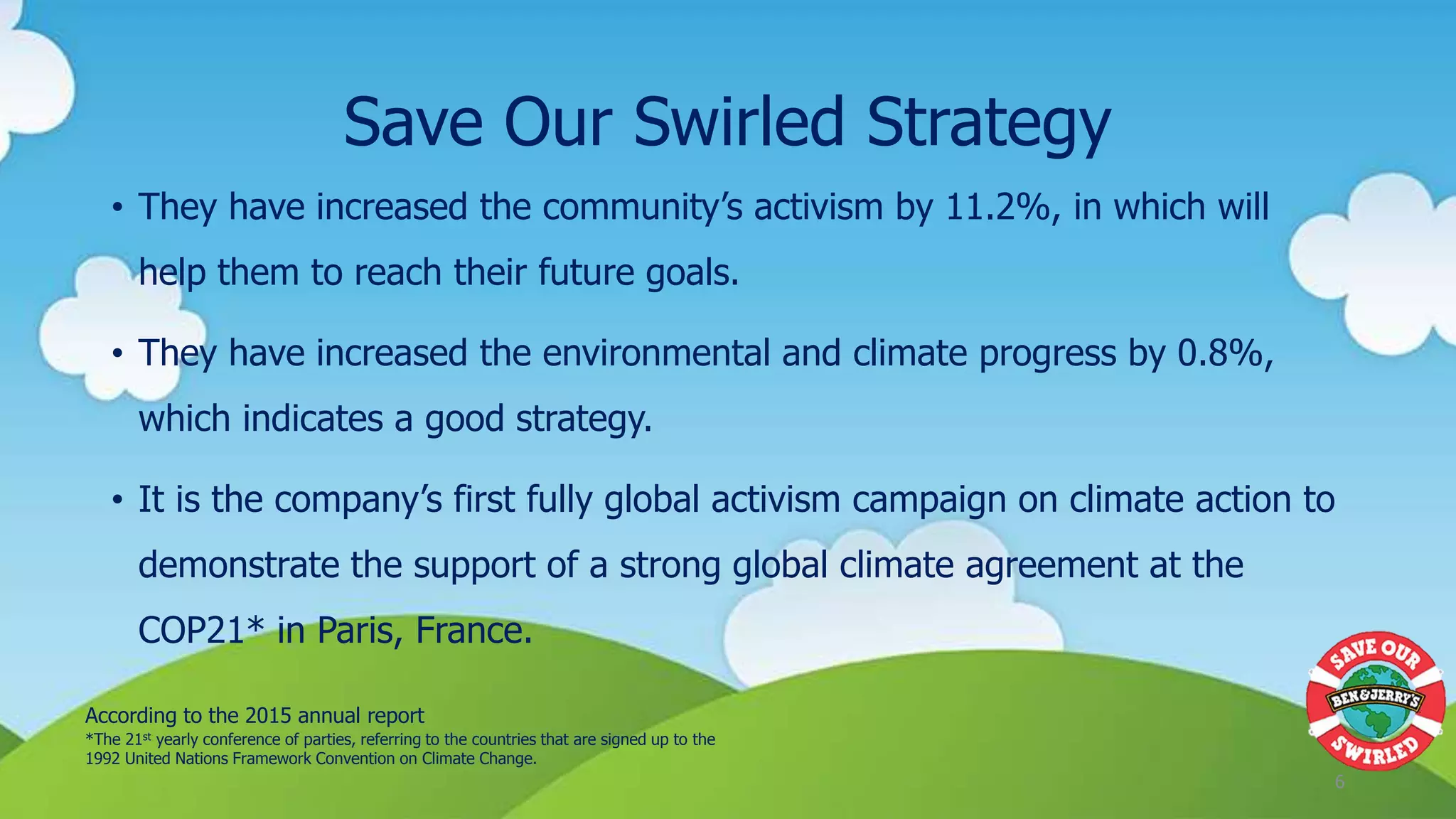 Ben and jerry's ice cream - Save Our Swirled Campaign | PPTX