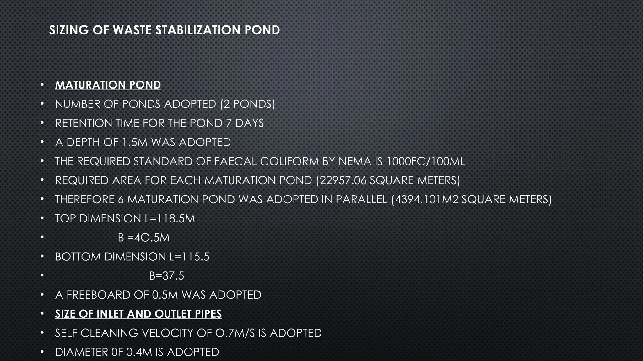 Waster water stabilization ponds and waste water treatment | PPTX