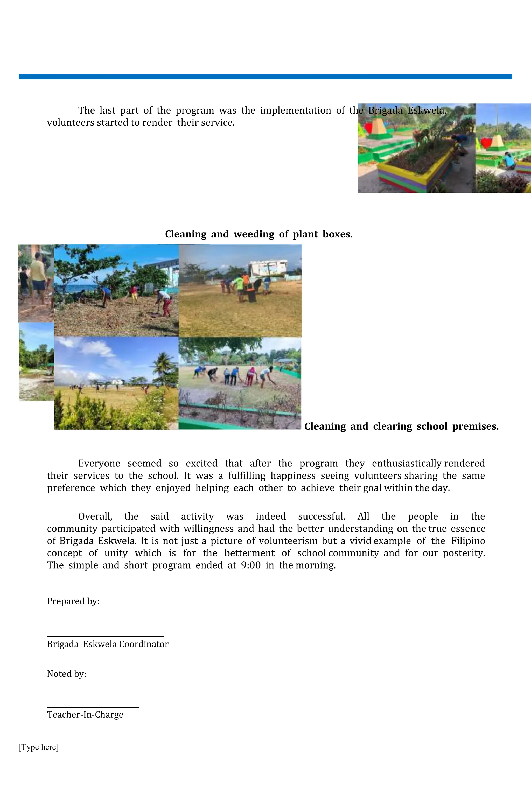 Brigada Eskwela 2024 Sample Template NARRATIVE REPORT docx brigada-eskwela-2024-sample-template-narrative-report-docx