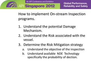 Ben brambila on stream inspection | PPT | Free Download