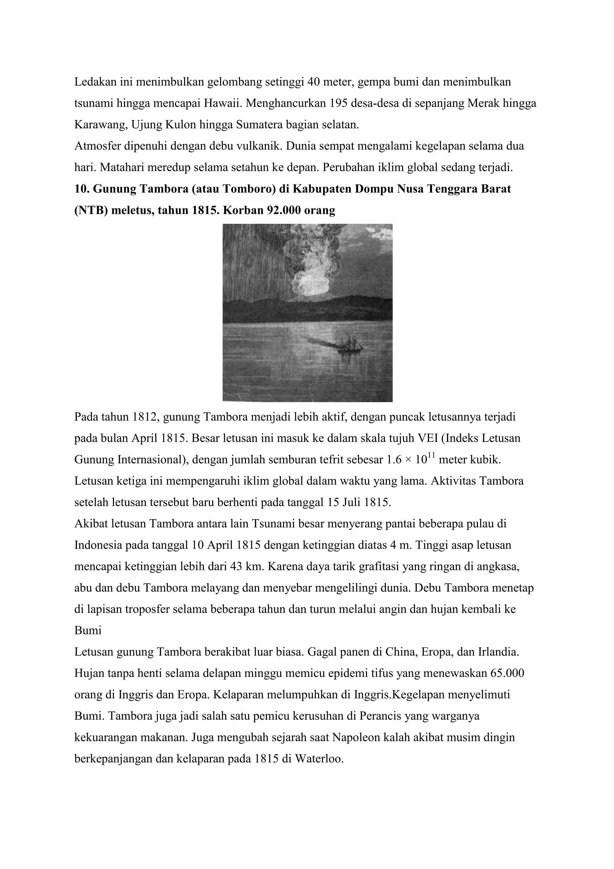 Bencana alam di asia tenggara | DOCX