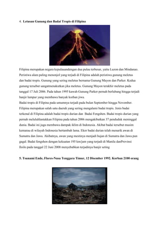 Bencana alam di asia tenggara | DOCX