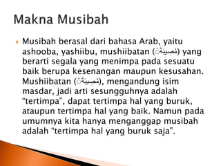 Bencana & musibah | PPTX