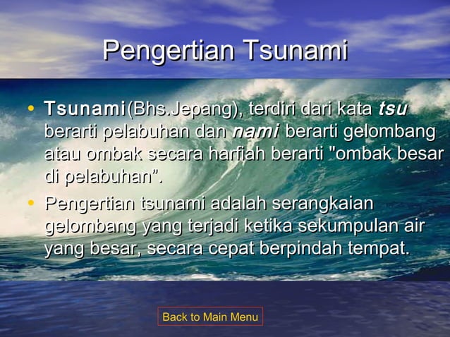 Bencana tsunami | PPT