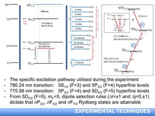 Towards a three-step laser excitation of rubidium Rydberg states for ...