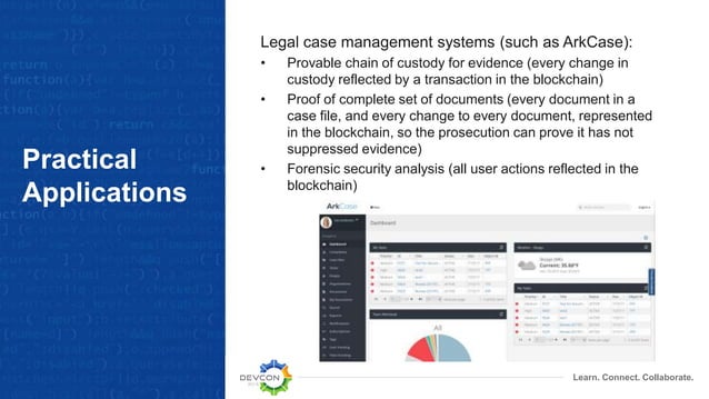 Alfresco & Blockchain | PPTX | Databases | Computer Software and Applications