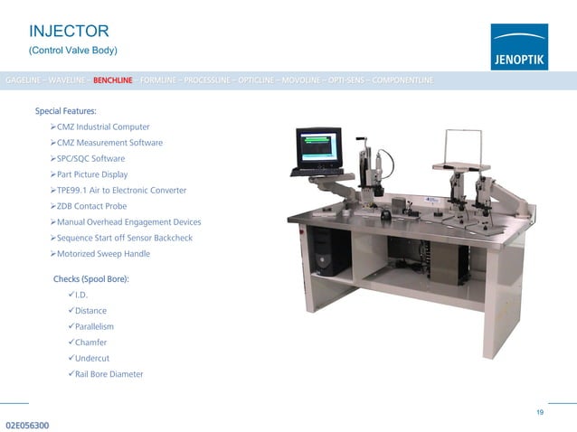 Benchline. Dimensional Metrology Gages for Production Line by Jenoptik ...