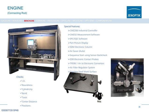 Benchline. Dimensional Metrology Gages for Production Line by Jenoptik ...
