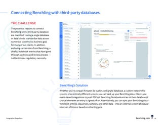 Benchling Integration Snapshot documentation | PDF