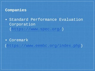 BenchMark: Performance Analysis | PPT