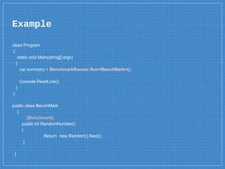 BenchMark: Performance Analysis | PPT