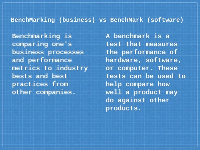 BenchMark: Performance Analysis | PPT