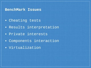 BenchMark: Performance Analysis | PPTX