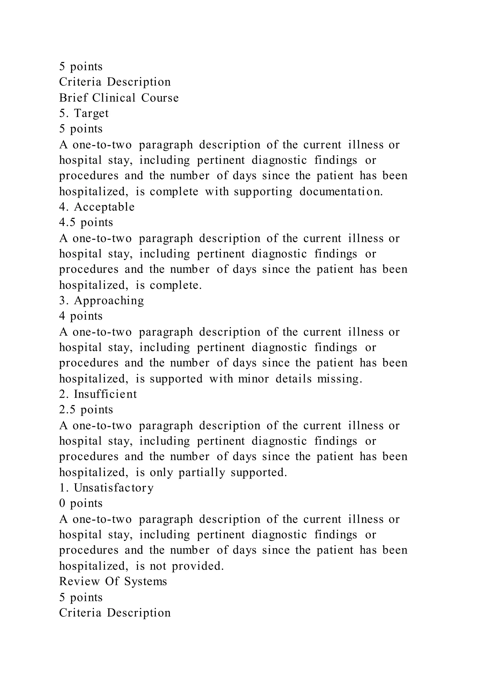 Benchmark - Academic Clinical SOAP Note 1 - RubricCollapse All B | DOCX ...
