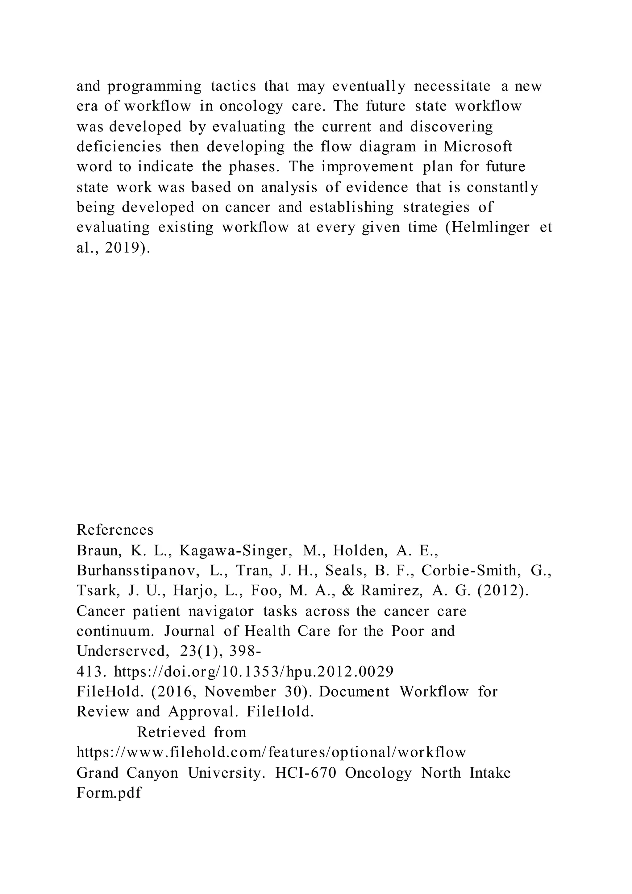 Benchmark- Create a WorkflowPart 1 Analysis of Current State | DOCX