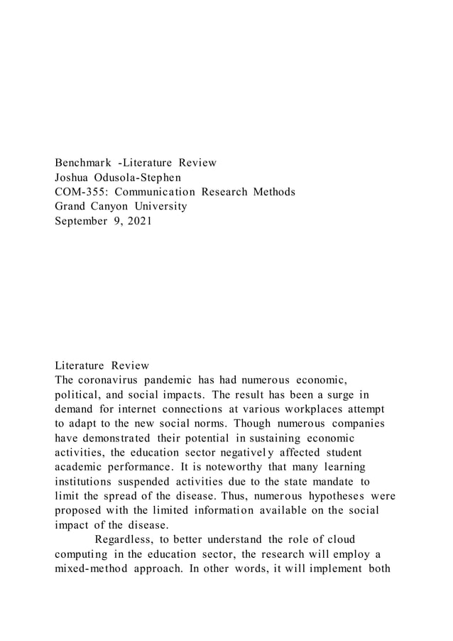 Benchmark data collection design 1 data | PDF