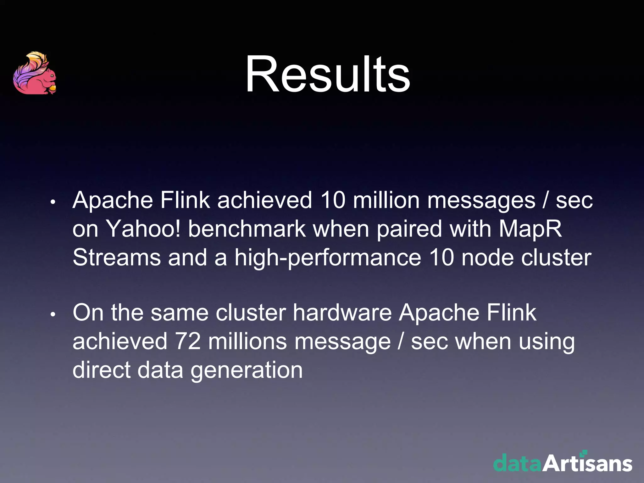 Extending the Yahoo Streaming Benchmark + MapR Benchmarks | PPTX