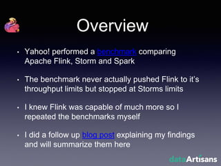 Extending the Yahoo Streaming Benchmark + MapR Benchmarks | PPT