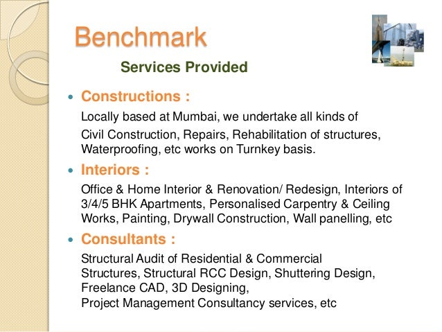 Benchmark - Construction, Interiors & Consultants