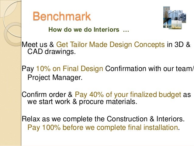 Benchmark - Construction, Interiors & Consultants