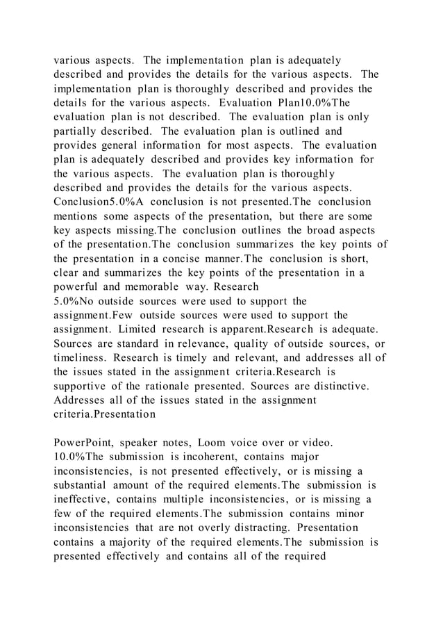 BENCHMARK 1Evidence-Based Practice Project PICOT | DOCX