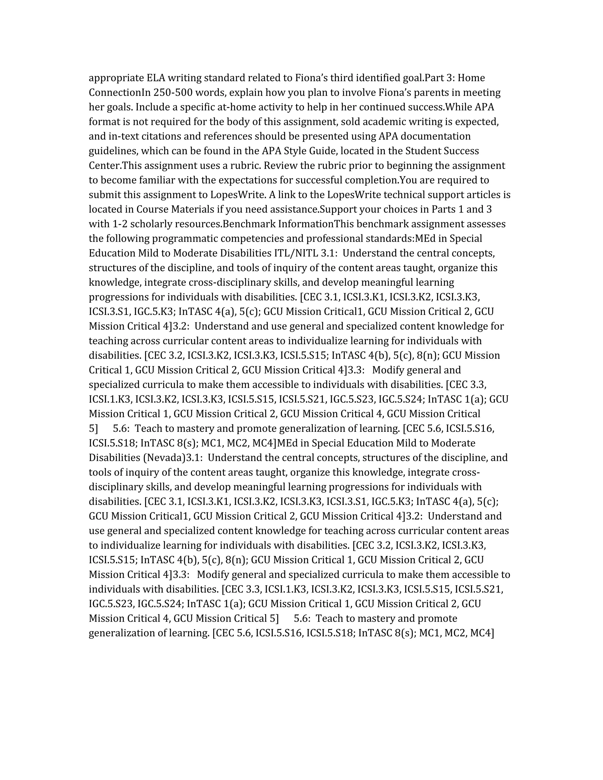 Benchmark algebra unit plan.docx | Special Education | Education