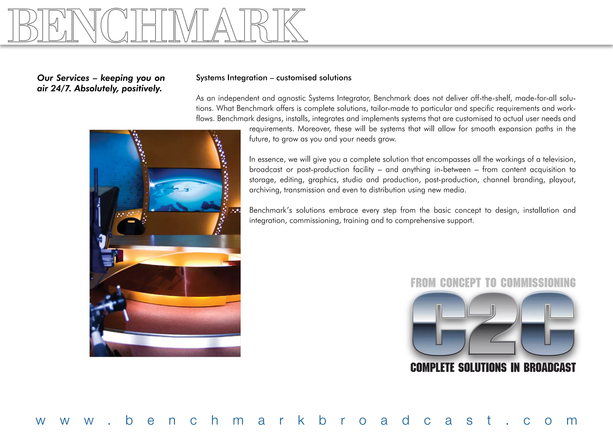 Benchmark Broadcast Corporate Profile | PPT