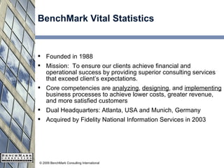 Bench Mark Capabilities Linked In | PPT